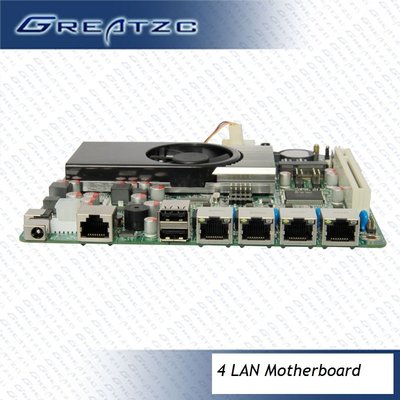 Onboard CPU Fanless Motherboard Dual Core , Intel Mini ITX Atom Motherboard