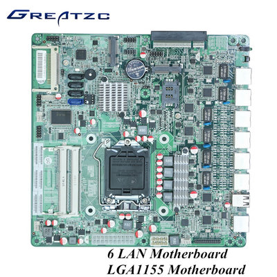 2 COm 2 DDR3L Wifi 3G LGA 1155 Socket Motherboard For Industrial Computer