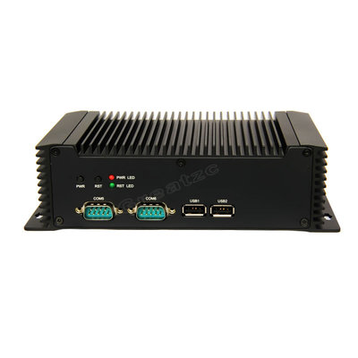 Dual LAN Fanless Industrial Atom PC 6 COM ith 4 USB VGA HDMI Atom N2800 CPU
