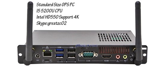 Core I5 Open Pluggable Specification PC / Low Power Mini PC Support 4K