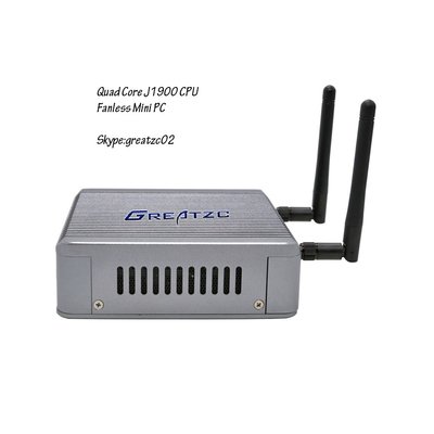 Quad Core Fanless Industrial Computer J1900 Bay Trail CPU Mini HTPC