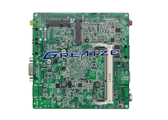 Industrial Grade Quad Core CPU J1900 micro itx motherboard With 2 Nics , Fanless Design