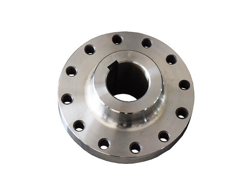 ANSI Female Forged Stainless Steel Flanges , Threaded Pipe Flange For Air Compressor