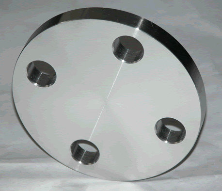 Anti Rust Oil Surface  Stainless Steel Forged Flanges Blind Flange With Tapped Hole