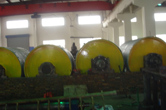 Shock Absorption Industrial Rubber Rollers φ2000 For Metallurgy , packaging