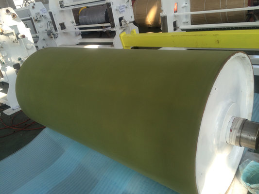 Diameter 1300mm Polyurethane Industrial Rubber Rollers with Corrosion Resistance