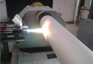 Large Dimension Stainless Steel Rollers / Chilling Roller With Calendered film