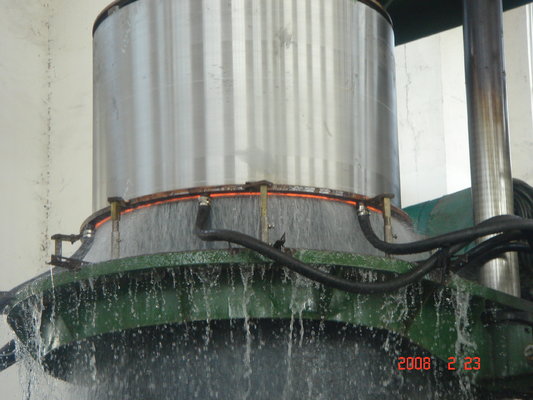 Round - Welded Steel Plate Industrial Steel Rollers , Quenching hardened steel rollers