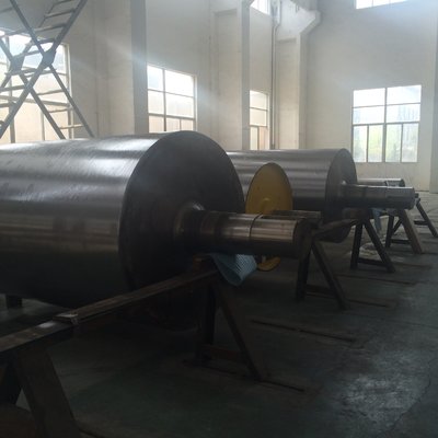 Quenching Industrial Steel Rollers with Quill Shaft and Double - width Plate