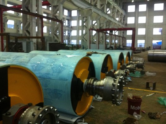Industrial PU Printing Rubber Rollers , polyurethane rubber coated rollers
