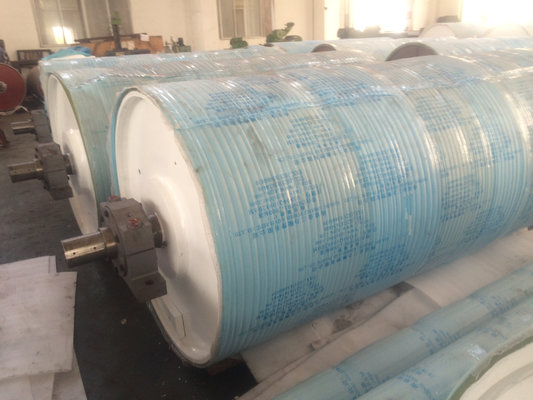 Industrial PU Printing Rubber Rollers , polyurethane rubber coated rollers