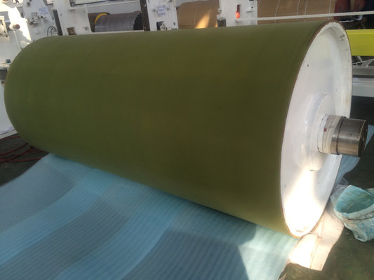 Diameter 1300mm Polyurethane Industrial Rubber Rollers with Corrosion Resistance