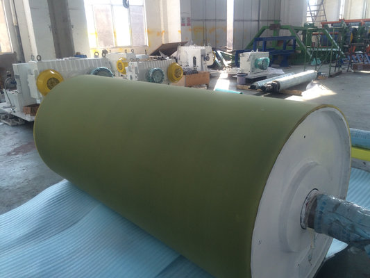 Wear resistant Industrial Rubber Rollers for Paper milled machinery