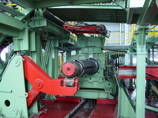 Advanced Technology Steel Recoiler for Slitting Line , recoil galvanizing line
