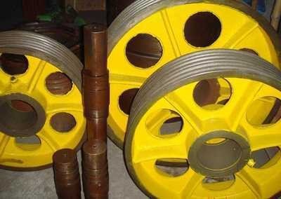 Better Abrasion Resistance Spiral Groove Wire Rope Sheaves and pulleys