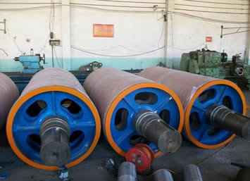 Customized Polyurethane PU Coating Rubber Roller for Printing Industries