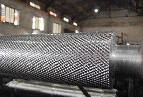 Regular Pattern Knurled Rollers For Plastic Sheets , Film , Foil , Hardboard
