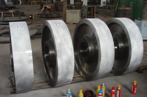 Medium Frequency Induction Hardening Wheel for Harbor and Metallurgy