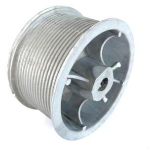 Spiral groove Hardening Steel wire rope pulley sheave , Wire Rope wheels