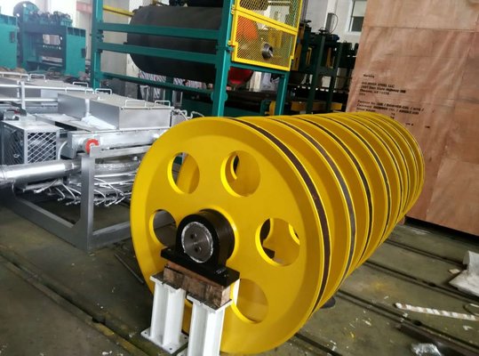 Industrial Wire Rope Sheave Hardening of Single Groove with Abrasion Resistance