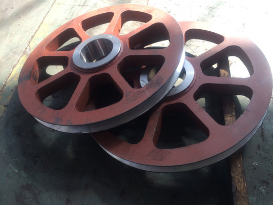 Industrial Wire Rope Sheave Hardening of Single Groove with Abrasion Resistance