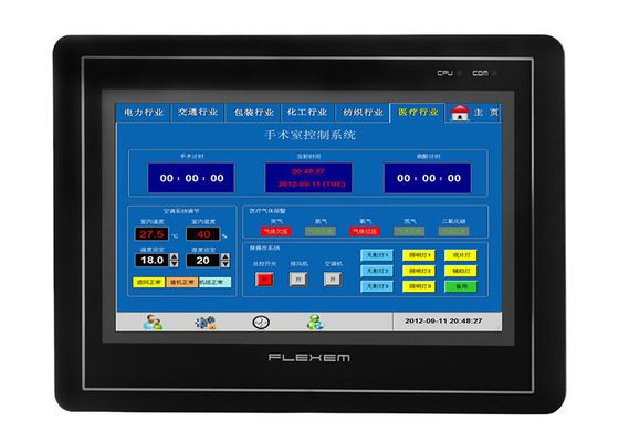 TFT LCD 7" Touch Screen Industrial HMI Touch Panel With Audio Input / Output supplier