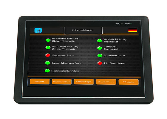 Resistive 7 Inch TFT LCD Industrial Panel PC Touch Screen Supporting SD Card supplier