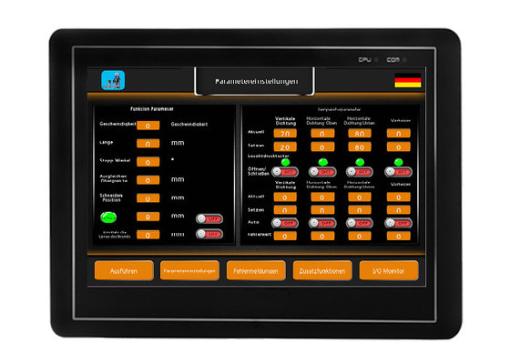 Resistive Industrial Touch Screen , 9.7 Inch LCD Display Panel 24 Bit Color supplier