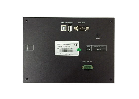 7 " Metal Resistive Industrial Lcd Touch Screen , TFT LCD Industrial HMI Panels supplier