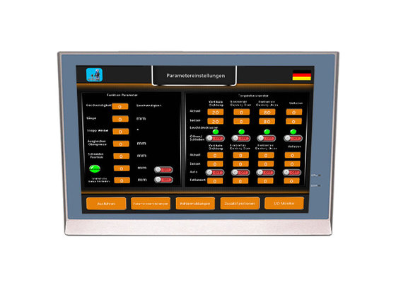 High Brightness 15 Inch Metal Industrial Touch Screen HMI With Isolated Power Supply supplier