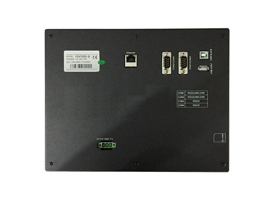 High Brightness 15 Inch Metal Industrial Touch Screen HMI With Isolated Power Supply supplier