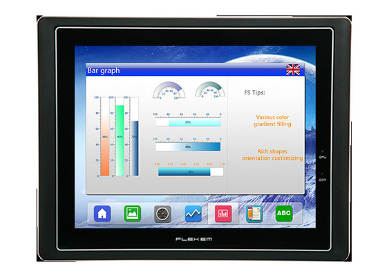 9.7 Inch TFT LCD Resistive Industrial Touch Screen , Industrial Monitors Display supplier