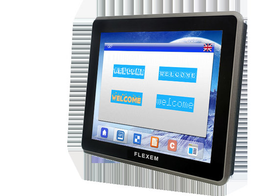 9.7 Inch Resistive Industrial HMI Touch Panel With Audio Port 1024×768 supplier