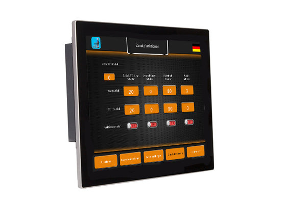 17" Capacitive Multi Touch Screen HMI With 256MB Flash / Audio Port Wall Mounted supplier