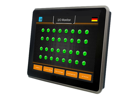 Metal Resistive HMI LCD Touch Screen 9.7 Inch With Metal Enclosure 1024×768 supplier