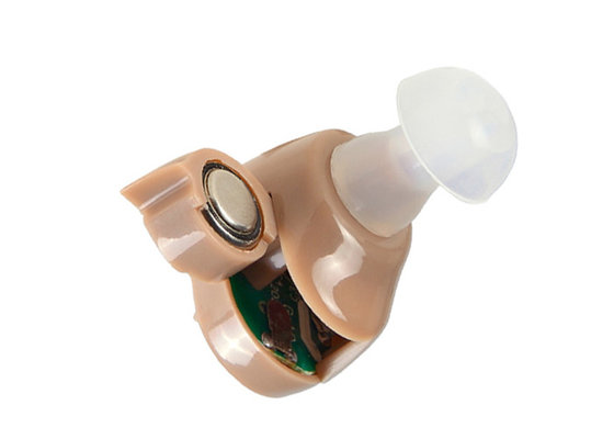 Invisible ITE Hearing Aids , Tiny Hearing Aid Inside Ear Canal Tone Adjustable