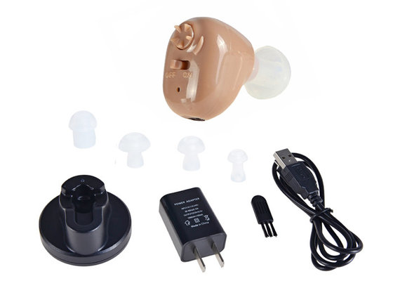 Small Wireless Hearing Aids , Rechargeable Hearing Aids For Profound Hearing Loss