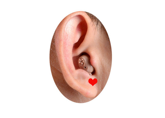 Micro In Ear Hearing Aids , Invisible Hearing Amplification Devices For Elderly