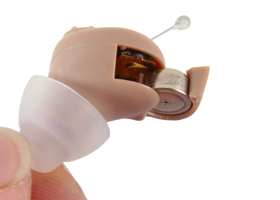 Fingertip Size Tiny Hearing Aids That Fit Inside The Ear Zinc Air A10 Battery