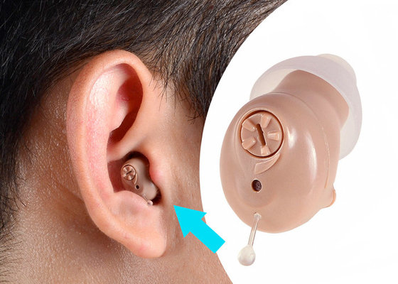 Fingertip Size Tiny Hearing Aids That Fit Inside The Ear Zinc Air A10 Battery