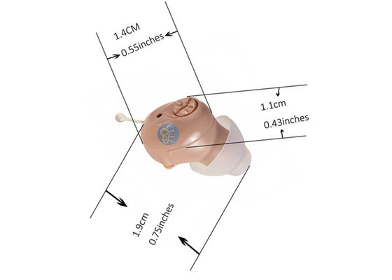 Fit In Right / Left Ear Earsmate Hearing Aid Machine ABS Materials Long Lasting Battery