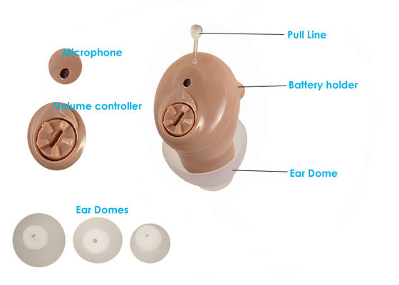 Invisible Digital Hearing Aids , Digital Hearing Amplifier Lightweight 115dB Output