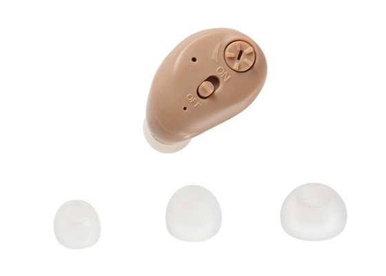 Rechargeable Bluetooth Digital Hearing Aid Machine Amplifier ABS Beige Color