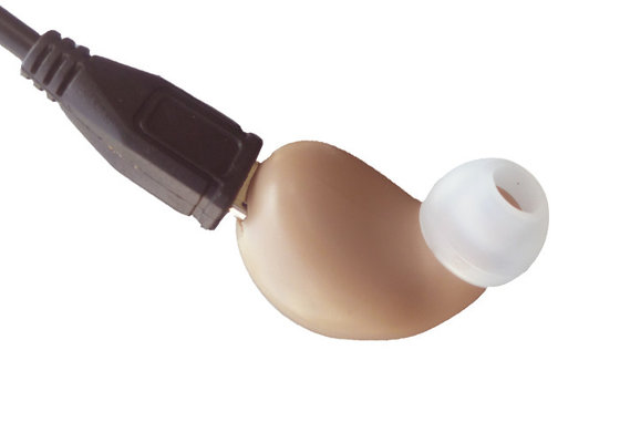 Rechargeable Bluetooth Digital Hearing Aid Machine Amplifier ABS Beige Color