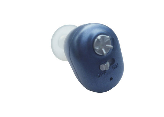 Fashion Blue Rechargeable In Ear Hearing Aids Noise Cancelling FDA Approved