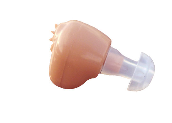 Mini Rechargeable Hearing Aids Noise Reducing Beige Color 40+ Hours Long Lasting