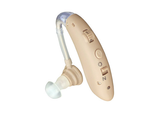 Small Rechargeable Hearing Aids , Mini Behind The Ear Hearing Aids LED Indicator