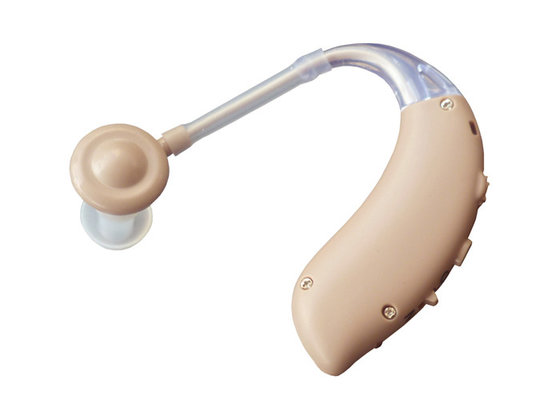 Small Rechargeable Hearing Aids , Mini Behind The Ear Hearing Aids LED Indicator