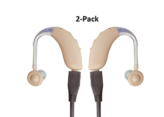 2 Units Rechargeable Hearing Aids In The Canal Type , Hearing Impaired Devices