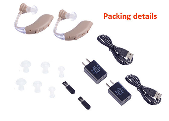 2 Units Rechargeable Hearing Aids In The Canal Type , Hearing Impaired Devices